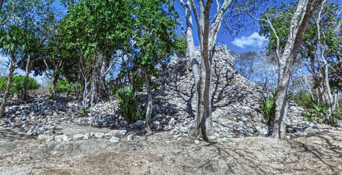 House of the Deer in Chichen Itza - Mayan Peninsula