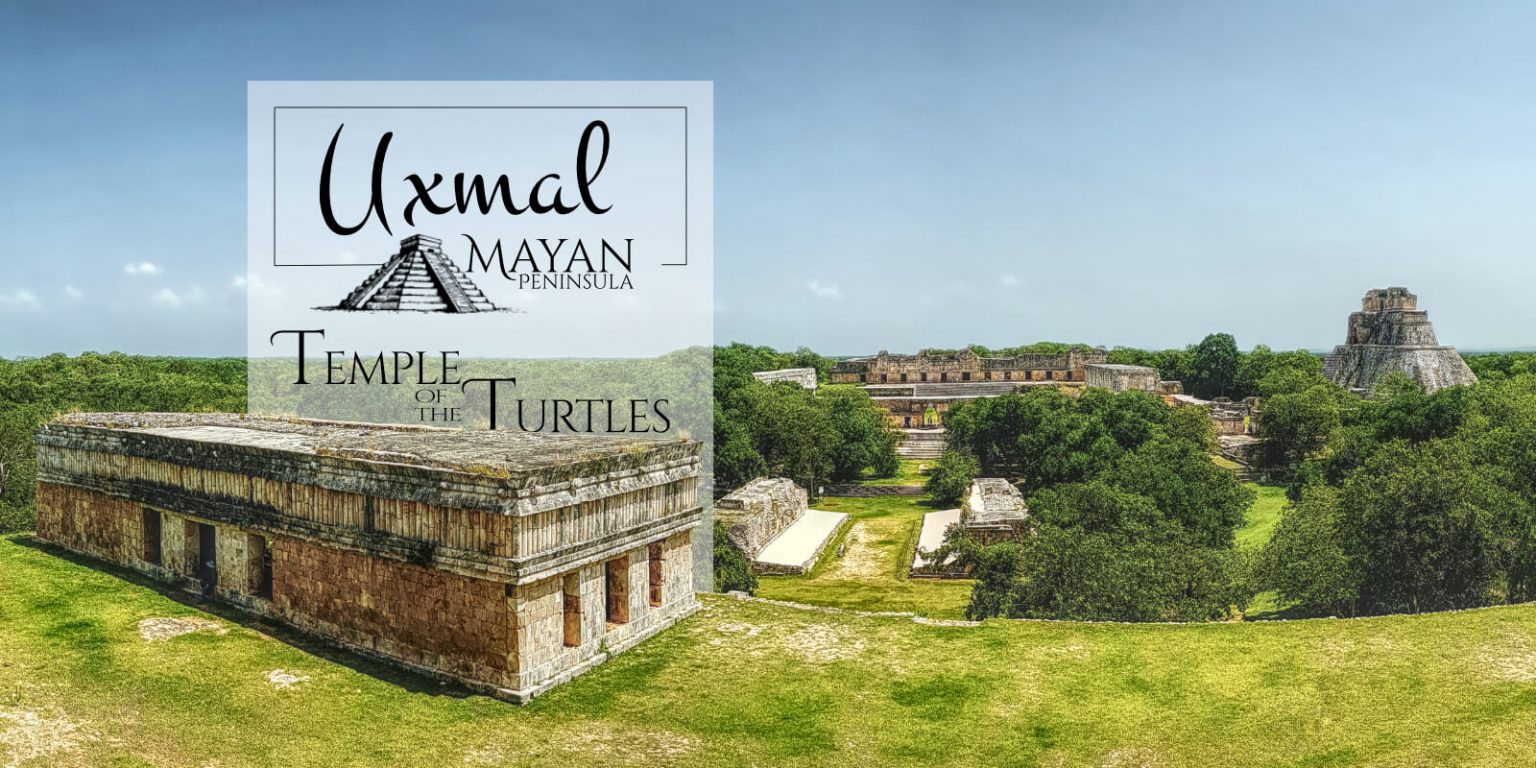 Temple of the Turtles in Uxmal - Mayan Peninsula