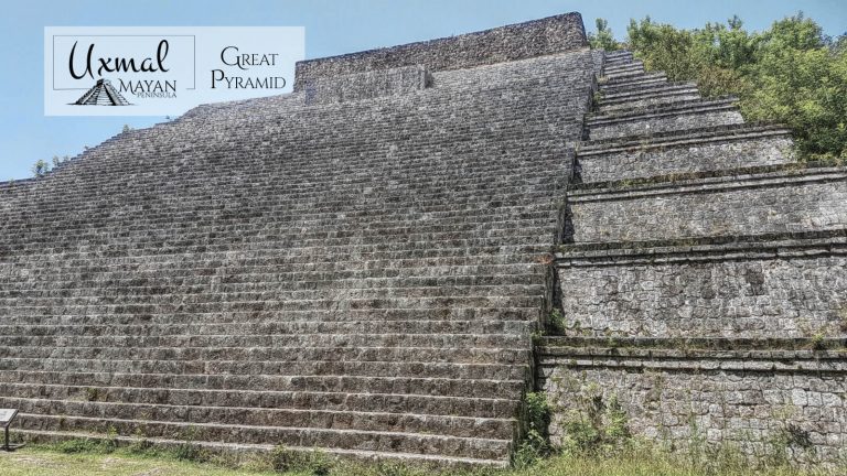 The Great Pyramid in Uxmal - A large Mayan Pyramid you can still climb